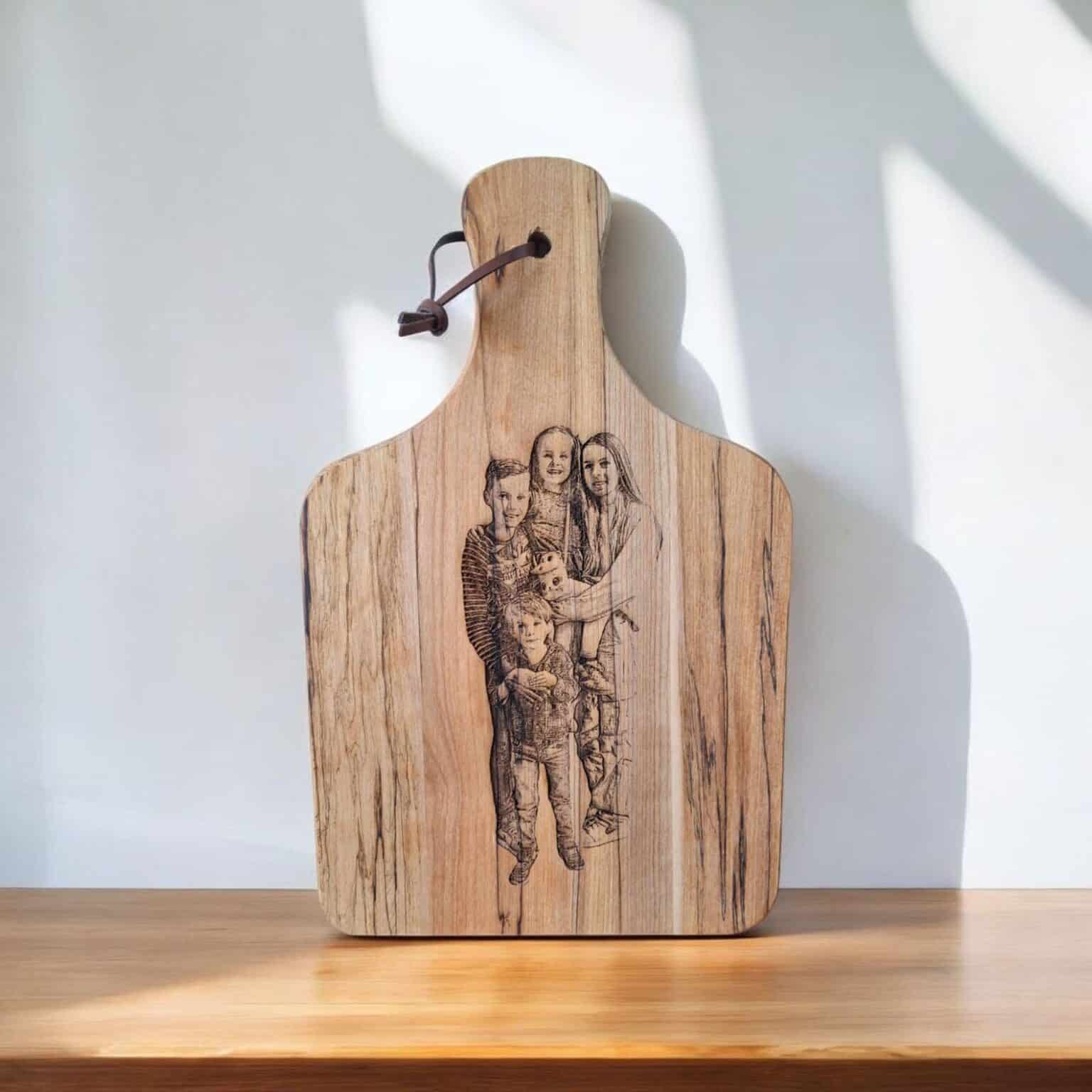 Borrelplank graveren - beuken - 33cm x 16cm - zelf ontwerpen - Food and ...